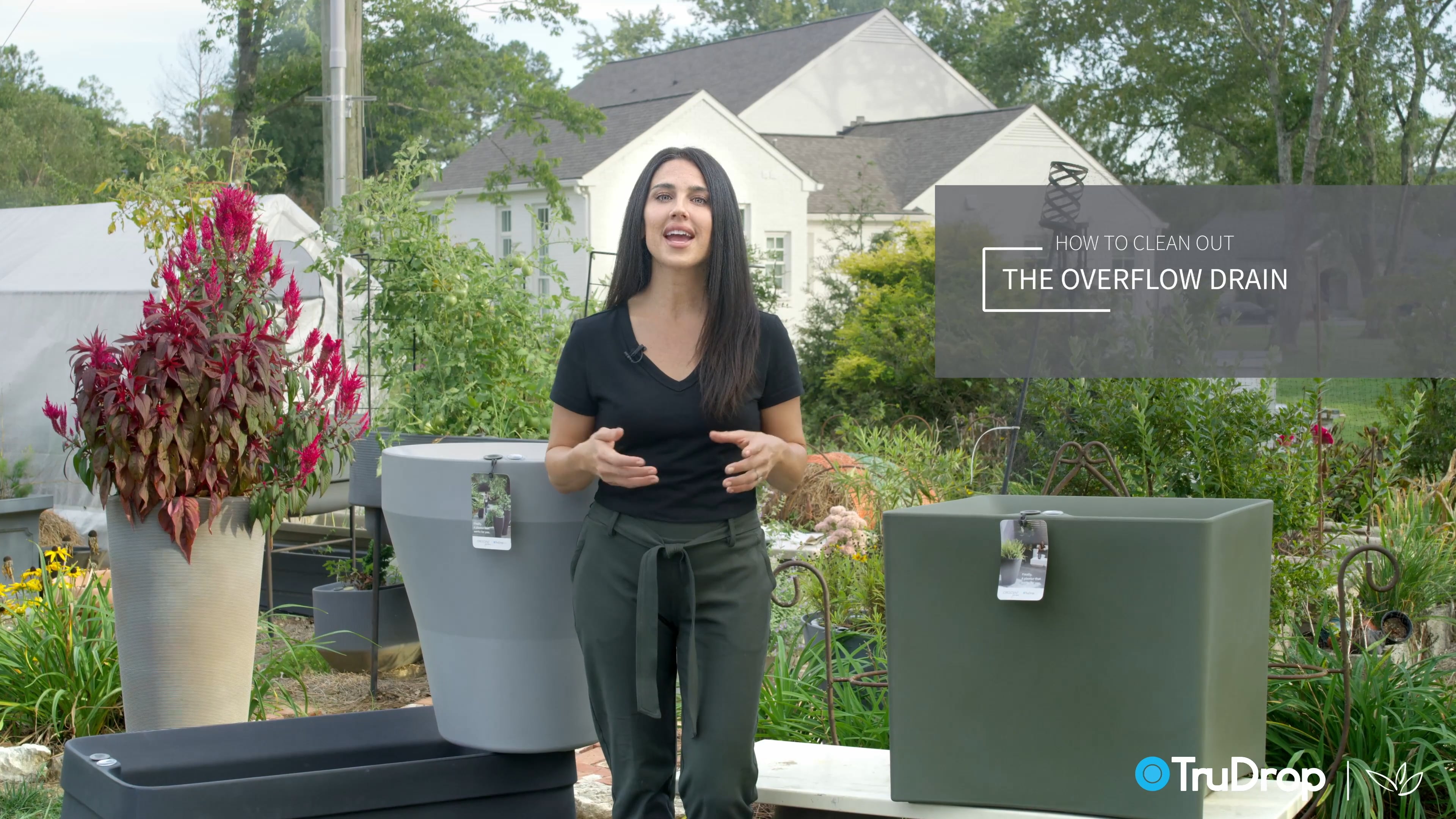 TruDrop Self-Watering Planters: Cleaning the Overflow Drain - Crescent ...